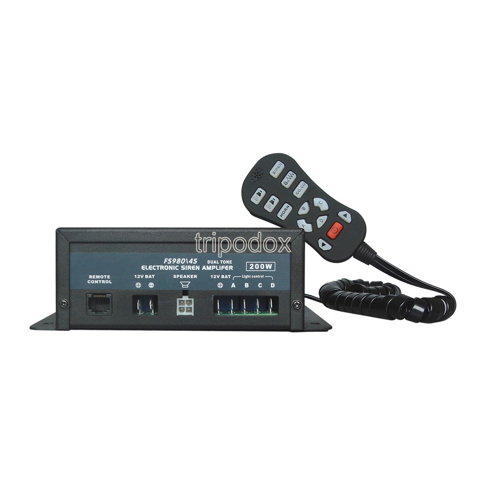 300 Watts Split Electronic Siren FS980-300-Products-XUANCHENG TRIPODOX ...