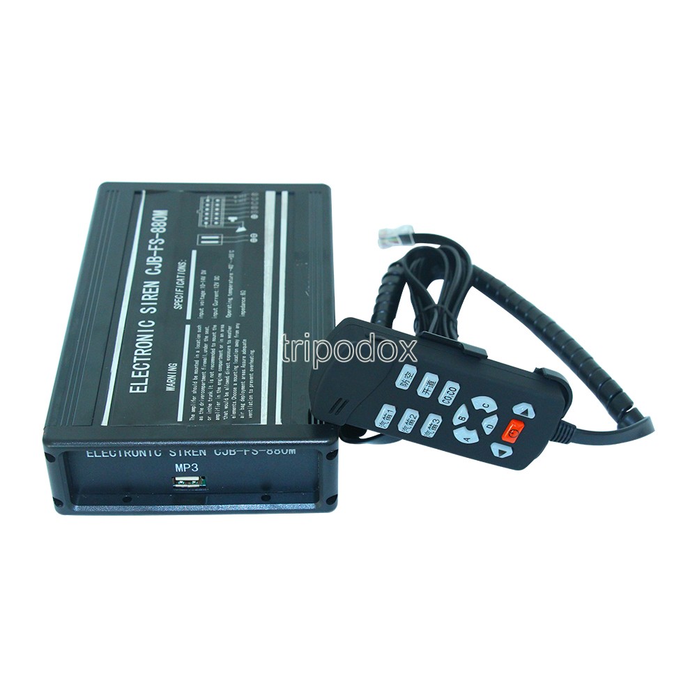 Electronic Siren FS-880M Support Bluetooth and USB to Play MP3 ...